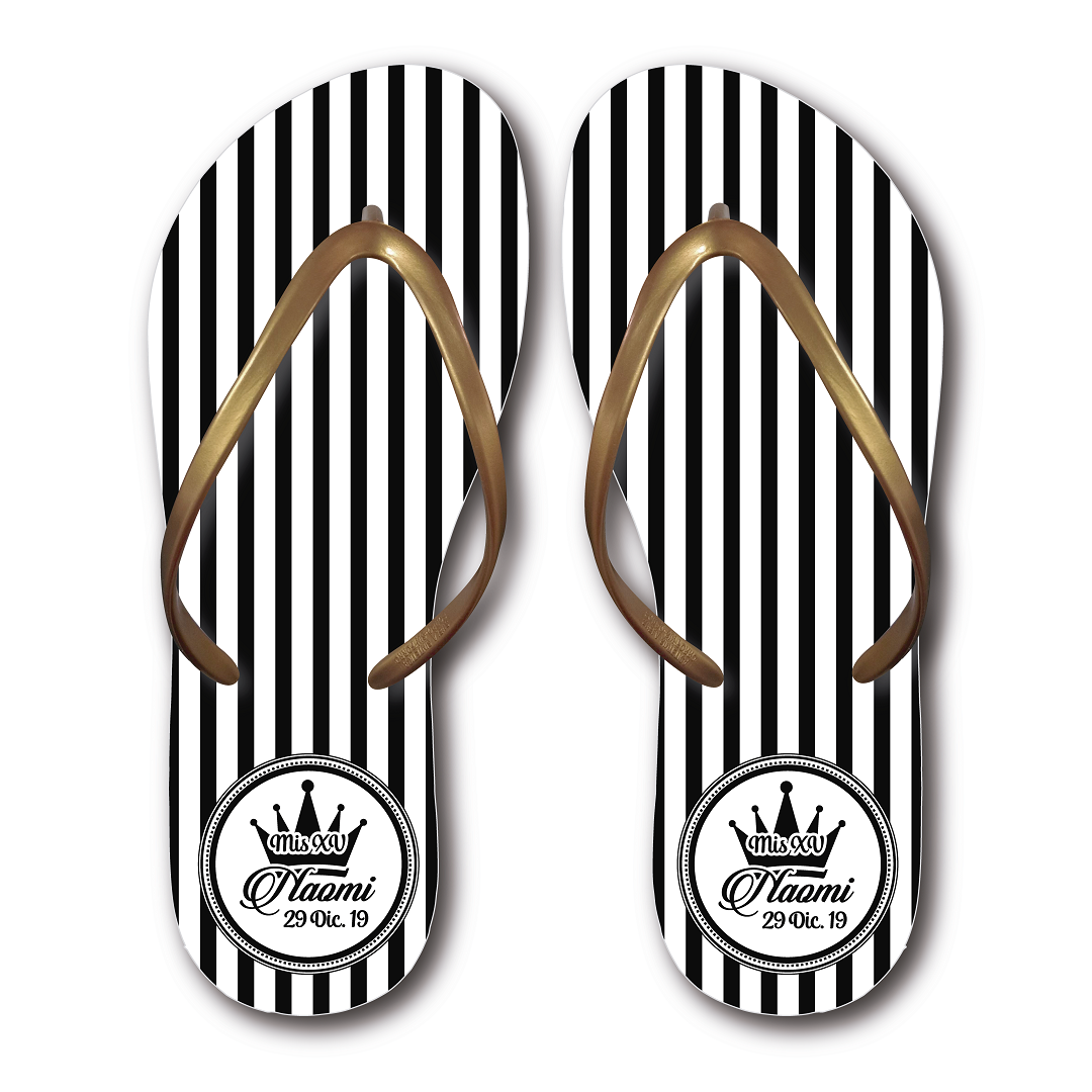 Quinceañera Flip Flops. Sandalias de Quince años, Flip Flops Party ...